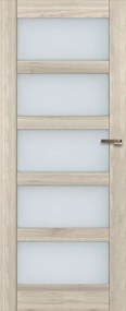 Interiérové dveře vasco doors BRAGA model 6 Průchozí rozměr: 70 x 197 cm, Orientace dveří: Levé dveře, Dekor: Dub Aljaška