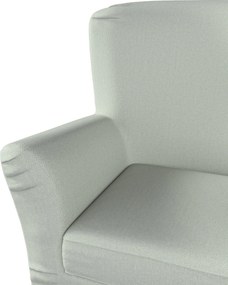 Potah na křeslo Tomelilla vysoké provedení, se záložkami barva modrá látka pletený vzor