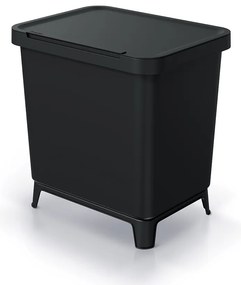 Odpadkový koš, 29 l, černá