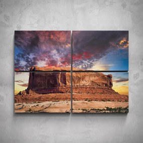 4-dílný obraz - Národní park Canyonlands - PopyDesign