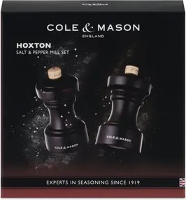 ColeMason Hoxton Chocolate Wood / Mlýnky na sůl a pepř / dárková sada