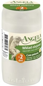 olejová svíčka Angela 2-denní - bílá