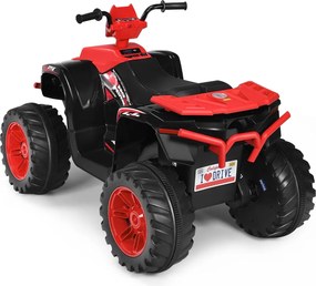 Costway 12 V elektrická dětská čtyřkolka se světlomety Mini elektrická čtyřkolka