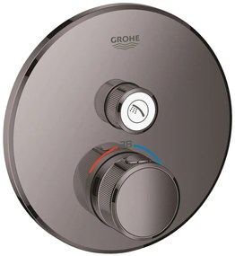 Grohe Grohtherm SmartControl - Termostatická sprchová baterie pod omítku s jedním ventilem, Hard Graphite 29118A00
