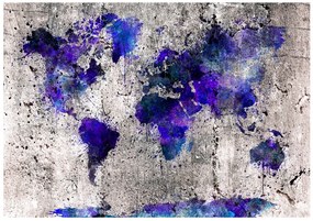 Fototapeta - World Map: Ink Blots