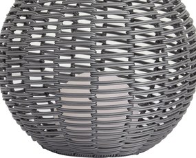 Venkovní stolní lampa tmavě šedá 30 cm vč. LED dobíjecí s USB-C IP44 - Oli