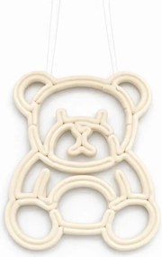 ECOprint vánoční ozdoba medvídek 30 cm bílá, 3D tisk, plast, venkovní