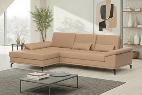 XXXLutz ROHOVÁ SEDAČKA, textil, kůže, cappuccino Sit & More - Sedací soupravy - 000144039762