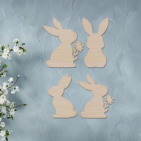 dřevo života Sada velikonočních zajíčků Zvolte rozměr (cm): 5,6x7