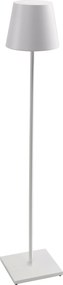 Stojací lampa Poldina s nastavitelnou výškou XXL bílá