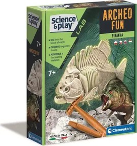 Clementoni SciencePlay Lab: Vykopávky - Piraňa / od 7 let