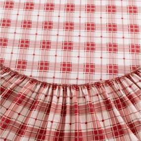 Prostěradlo z mikrovlákna TARTAN HEART barevné 180x200 cm