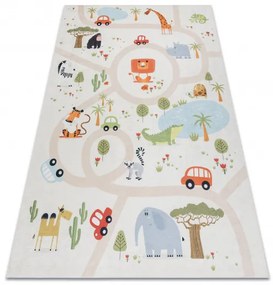 Dywany Łuszczów Dětský kusový koberec Bambino 1165 Zoo - 160x220 cm