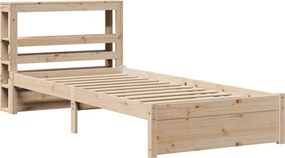 Rám postele s čelem 75 x 190 cm masivní borovice 3305979