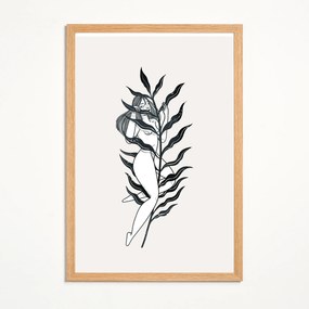 Kristína Babulicová | Zvědavost Rám: Černý, Velikost: 40 x 30 cm