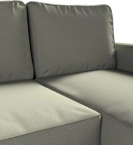 Potah na pohovku IKEA Backabro rozkládací se šezlongem barva šedá látka pletený vzor