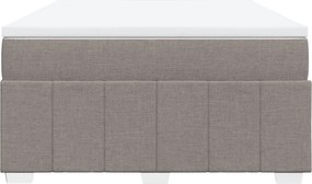 Box spring postel s matrací taupe 140x200 cm textil 3285481