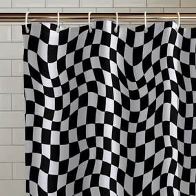 Sprchový závěs 180x180 cm Checkerboard – Catherine Lansfield