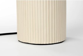 Béžová keramická stolní lampa se skleněným stínidlem (výška 53 cm) Dash – Zuiver