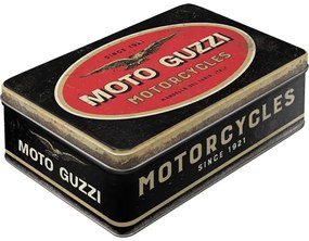 Postershop Plechová dóza plochá - Moto Guzzi 2,5l