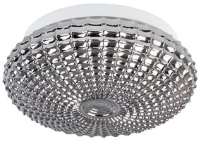 Designové stropní svítidlo Clam 30 chrom