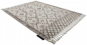 Dywany Łuszczów Kusový koberec Berber Tanger B5940 cream and brown - 80x150 cm