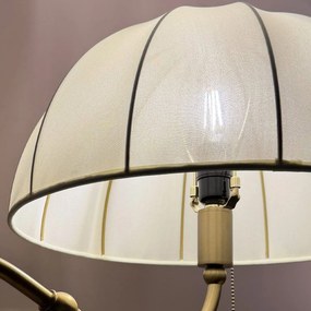 Stojací lampa Elstead Crosby 1x E27 Kartáčované zlato 173 cm