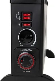 Mesko MS 7741b černá / elektrický horkovzdušný konvektor / 750W-1250W-
