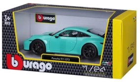 Bburago 1:24 Plus Porsche 911 GT3 mátově zelená
