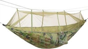Hamaka s moskytiérou SAP AG233F, 260x140cm, army