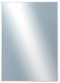 DANTIK - Zarámované zrcadlo - rozměr s rámem cca 50x70 cm z lišty Hliník bílá | P03-027 (7003027)