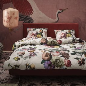 Essenza Luxusní povlečení Fleur ecru 140x200, 70x90 - 100% bavlněný satén