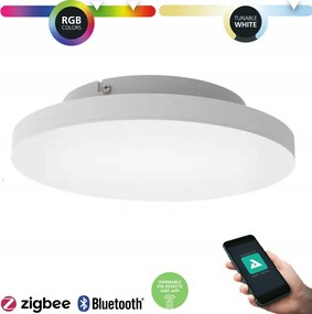 Stropní svítidlo 45cm 22,4W teplé-studené Rgb stmívatelné Eglo Led aplikace
