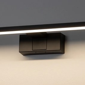 Aigostar - LED Koupelnové osvětlení zrcadla LED/8W/230V 4000K 40 cm IP44 černá