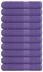 Saunové osušky FROGN 10 ks fialové 80x200 cm 360 g/m² 136889