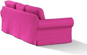 Potah na pohovku IKEA  Ektorp 3-místná, nerozkládací barva růžová látka pletený vzor