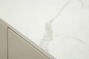 Designová komoda Ondelette 140 cm krémová