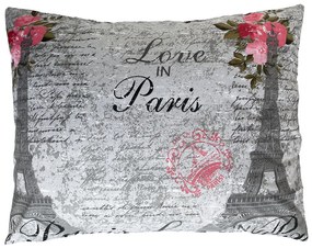 XPOSE® Saténový povlak na polštář PARIS - růžový 50x70 cm