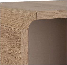 Skříňka v dekoru dubu ve světle přírodní barvě 70x110x34 cm Torina – Nordure