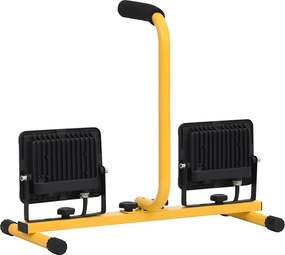 LED reflektor s rukojetí 2 x 30 W studené bílé světlo 149650