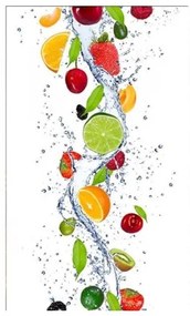 DIMEX | Vliesová fototapeta na zeď Ovoce ve vodě MS-2-0239  | 150 x 250 cm | bílá, vícebarevná