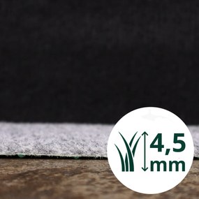 Betap, Umělá tráva Wembley šedá, vyříznout kruh, šíře 2m,4m, šedá, nopy, chodba / předsíň