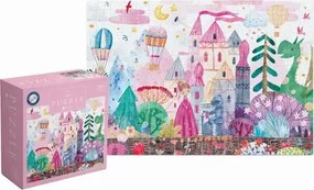 INTERDRUK Puzzle se samolepkami Zámek / 250 dílků / rozměr 48 × 33 cm