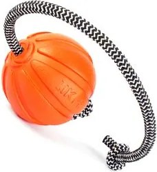 Rebel Dog s.r.o. Hračka pes Liker Cord míček oranžový 5cm