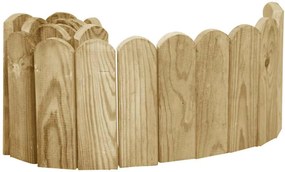 Trávníkové lemy 2 ks 120 cm impregnované borové dřevo 3053642