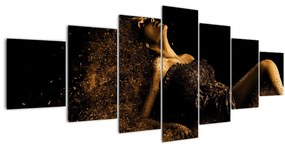 Obraz - Žena ze zlata (210x100 cm)