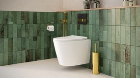 Laveo Jari Cycleon, závěsné WC s vířivým systémem CycleOn 485x370x325 mm + toaletní sedátko, bílá, LAV-VMJ_609S
