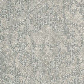 Šedá vliesová zámecká tapeta, Ornamenty, 28517, Kaleido, Limonta