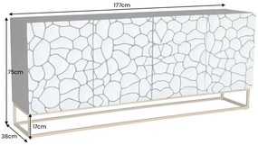 Designová komoda Ladarius 177 cm hnědé mango
