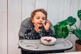 MoMi REKI Jídelní židlička šedá